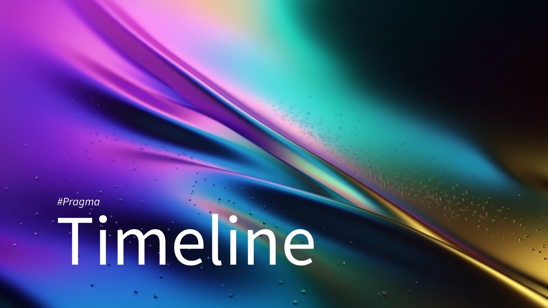 Pragma Timeline – Xiao Jiang – Brian